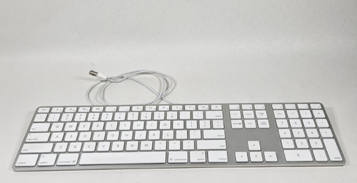🔥 Genuine Apple A1243 Wired USB Keyboard for iMac Mac Mini Mac Pro w ...