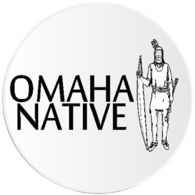 Omaha Native - Circle Sticker Decal 3 Inch - American Indian Tribe ...
