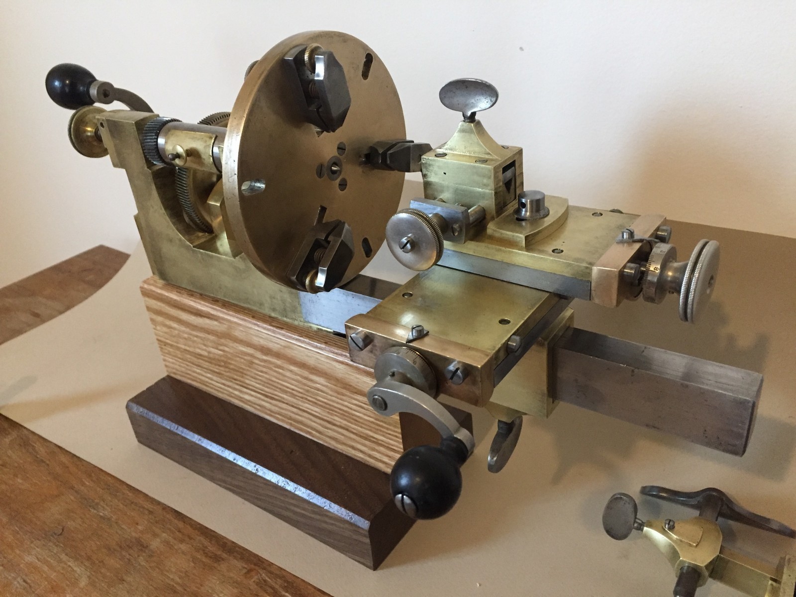 VINTAGE WATCHMAKING CLOCKMAKING FACEPLATE MANDRILL LATHE | eBay