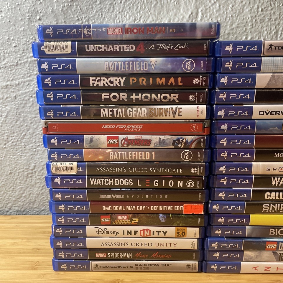 HUGE Collection of Playstation 4 PS4 Games: Lot of 35 Games Untested | eBay