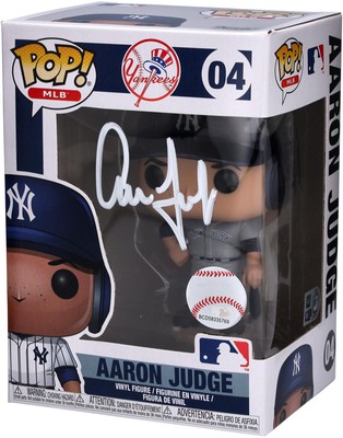 Aaron Judge New York Yankees Autographed Funko Pop! Figurine | eBay