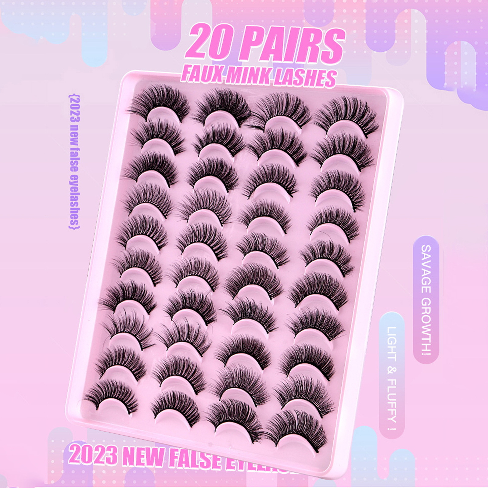 Eye-enhancing Lashes High-quality Eyelashes Enhance Look with 20 Pairs ...