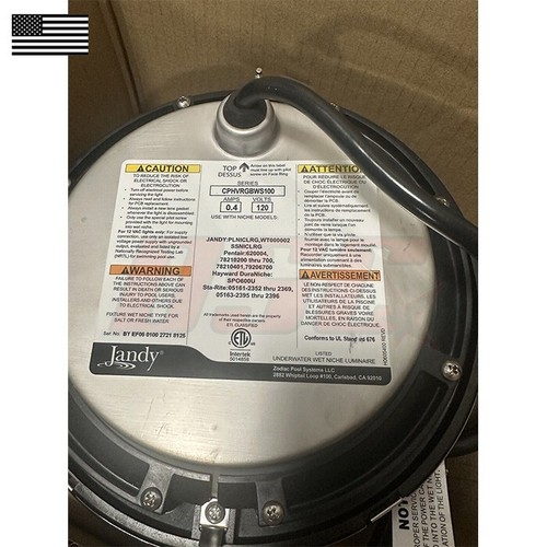 Jandy WaterColor RGBW LED Light 100ft 120V For In-Ground Swimming Pool ...