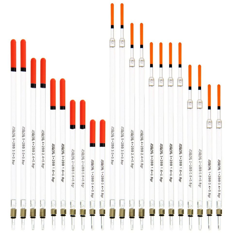 Fishing Waggler Floats Loaded & Unloaded Wide Thin Tip Crystal Match X ...