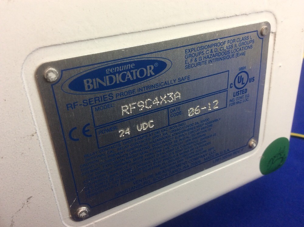 BINDICATOR RF-9000 SERIES LEVEL PROBE RF9C4X3A | eBay
