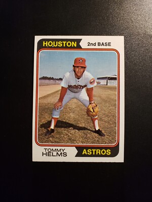 1974 Topps Tommy Helms Houston Astros #67 NM | eBay