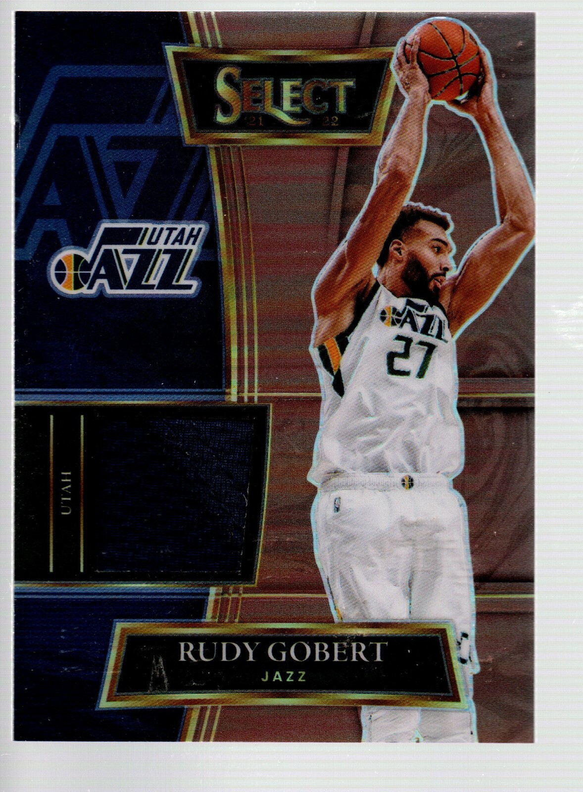 2021-22 Select Selective Swatches #SS-RGB Rudy Gobert | eBay
