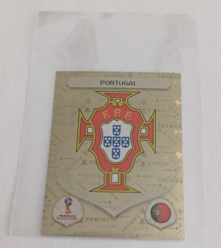 Image Sticker n°112 Ecusson Badge Logo PORTUGAL PANINI WORLD CUP RUSSIA ...