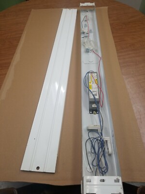 4 ft. Shop Light Fluorescent Fixture Striplight, 2 lamp, no lamps ...