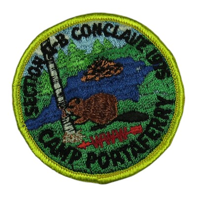 Section 17-B Conclave 1975 Camp Portaferry Patch YEL Bdr (7D1110) | eBay