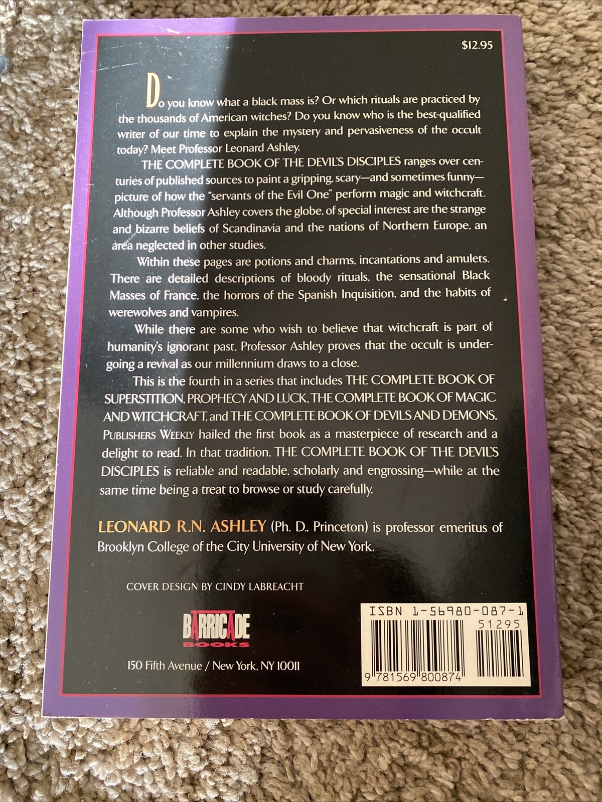 The Complete Book of the Devil's Disciples by Leonard R. N. Ashley ...