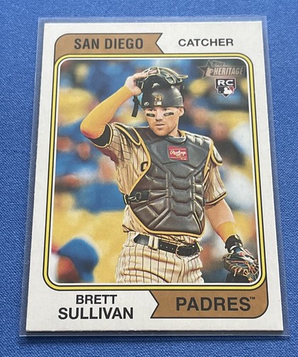 2023 Topps Heritage High Number #690 Brett Sullivan RC San Diego Padres ...