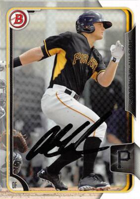 Austin Meadows autographed baseball card 2015 Bowman Rookie #BP126 | eBay