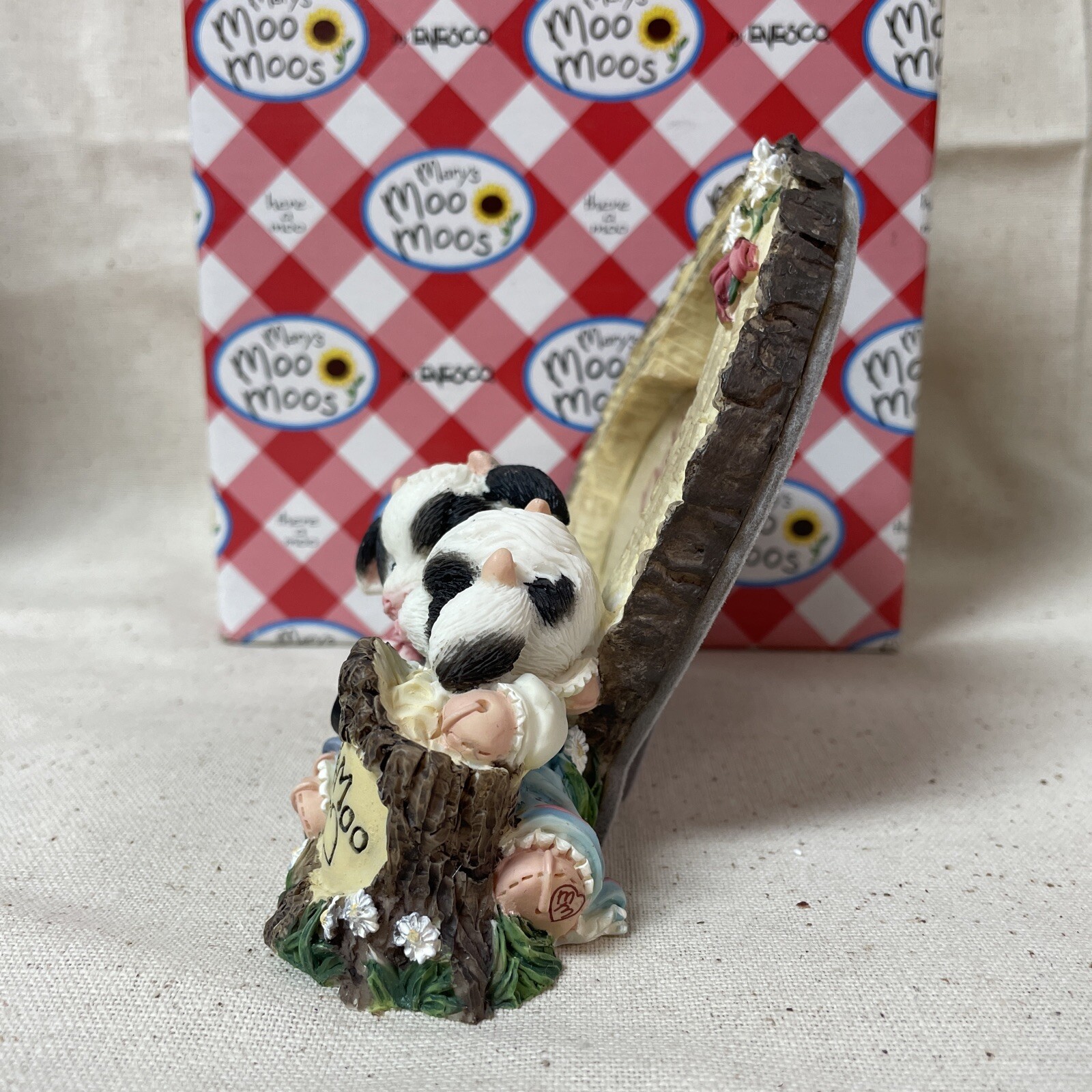 Mary's Moo Moos Cow Couple Photo Frame "Branded With Love" - (NEW) 1996 ...