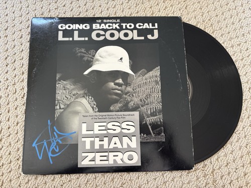 LL Cool J Signed Going Back To Cali Vinyl Record Album JSA Auto Rapper ...