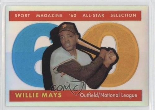 1997 Topps Reprints Finest Refractor Willie Mays (1960 All-Star) #13 ...