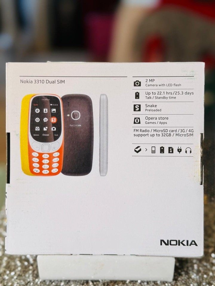 NEW NOKIA 3310 Phone UNLOCKED Dual Sim UK Warranty Bluetooth CAMERA | eBay UK
