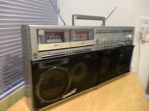 SHARP GF-909 THE SEARCHER-W Vintage Boombox Cassette and Radio | eBay