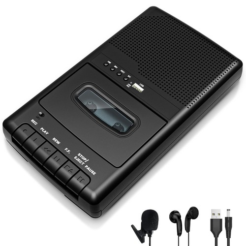 Cassette Players Recorder, Portable Tape USB Player with Stand-Alone ...
