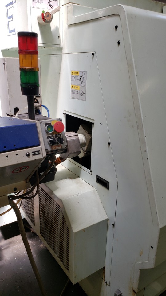 Eurotech 420-SLL CNC Lathe, 2 spindles, 2 turrets, w/Fanuc control, box ...