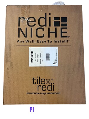 Tile Redi RN1620D-BI Redi Niche 16" PVC Shelf - Tileable | eBay