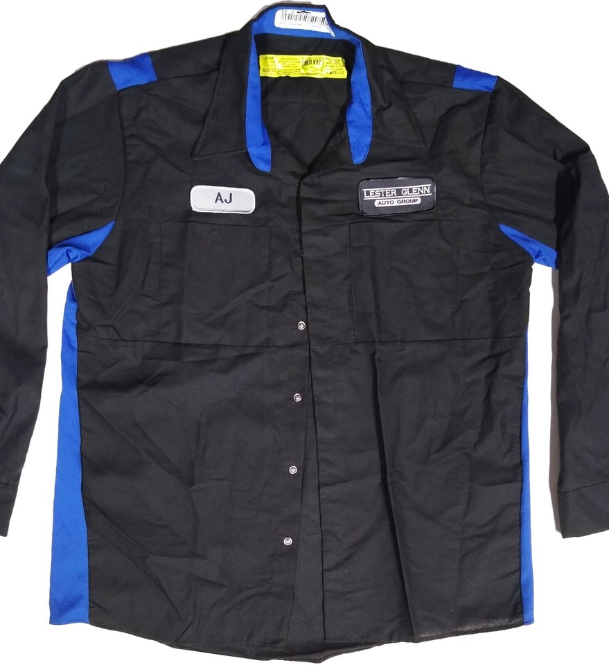 Used Mechanics Motorsport Uniform Work Shirts Red Kap Cintas Pick your ...