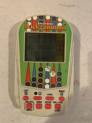 Backgammon Electronic Handheld Travel Game MGA Tested & Works | eBay