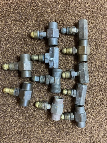 ( 11 ) Propane TEE Block Female F.POL Male Pol Tank Cylinder | eBay