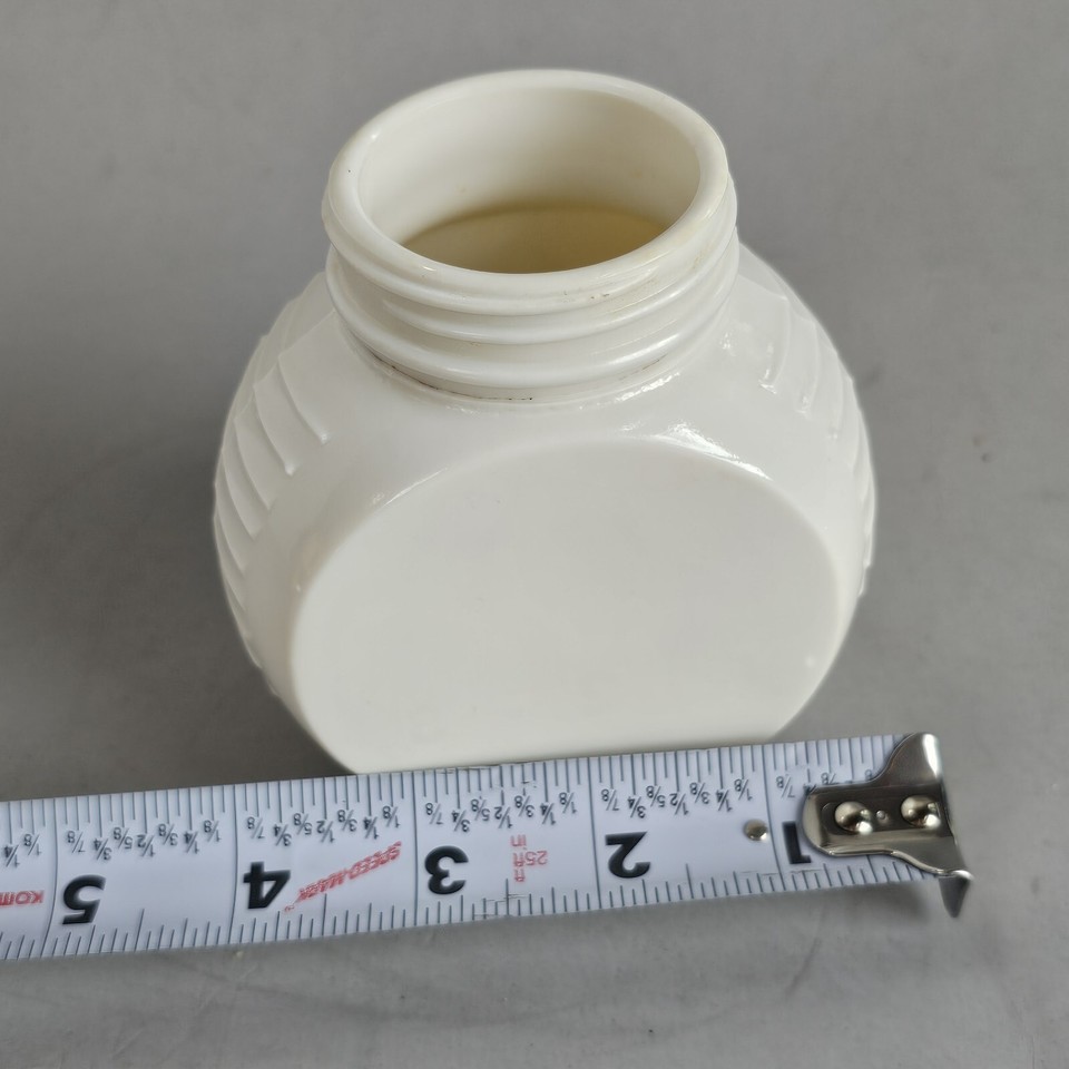 Vintage Milk Glass Shaker Jar Uranium Uv Reactive | eBay