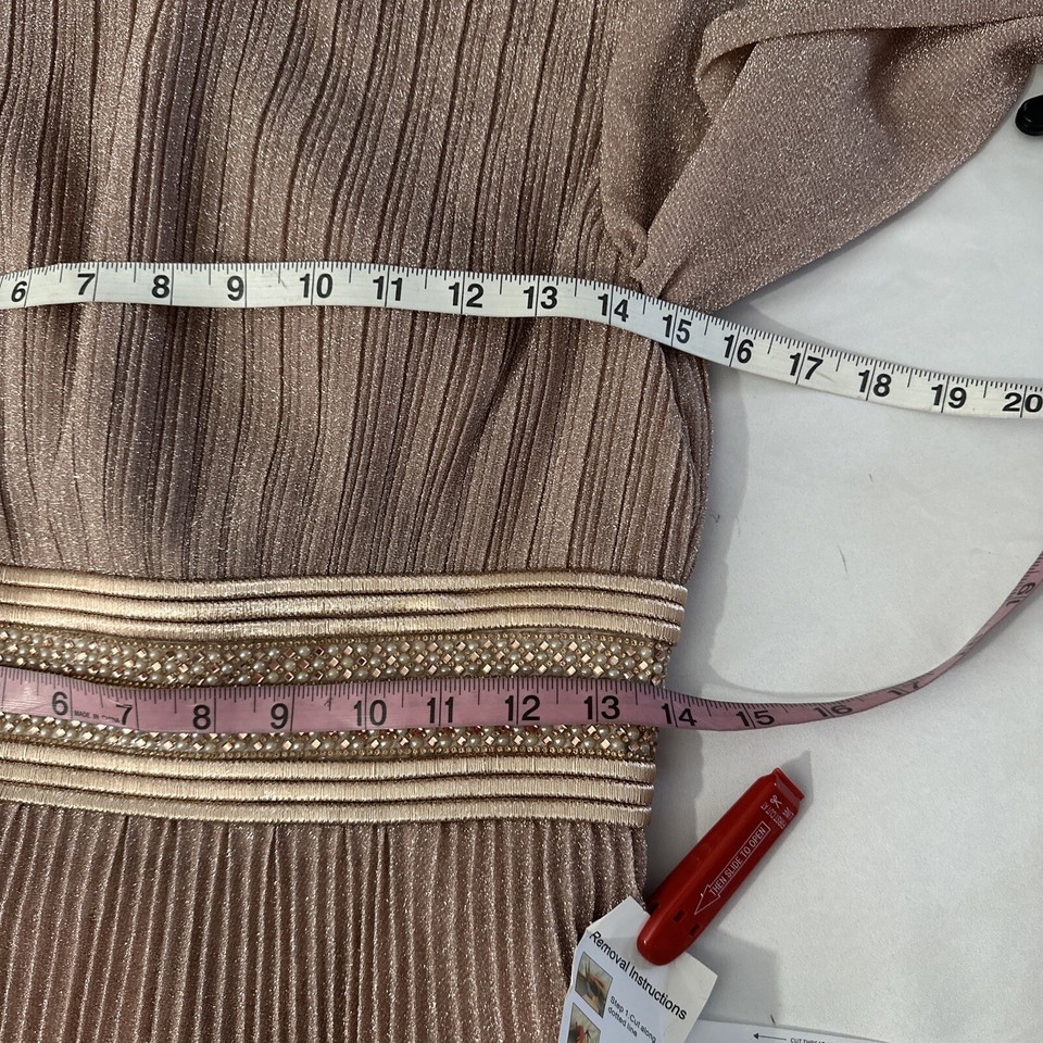 NWD Mac Duggal [ 2 ] 30750 Shimmering 3/4 Sleeve A-line Midi Dress ...