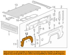 GMC GM OEM 2014 Sierra 1500 Pick up Box-protector Right 22801021 for ...