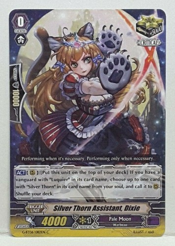 Cardfight Vanguard Silber Dorn Assistent, Dixie G-BT06/082EN C Blass ...