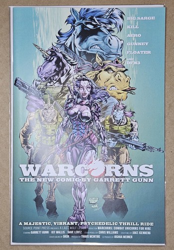 Warcorns #3 ~ Garrett Gunn Inglorious Bastards Homage ~Hive Comics Bad ...
