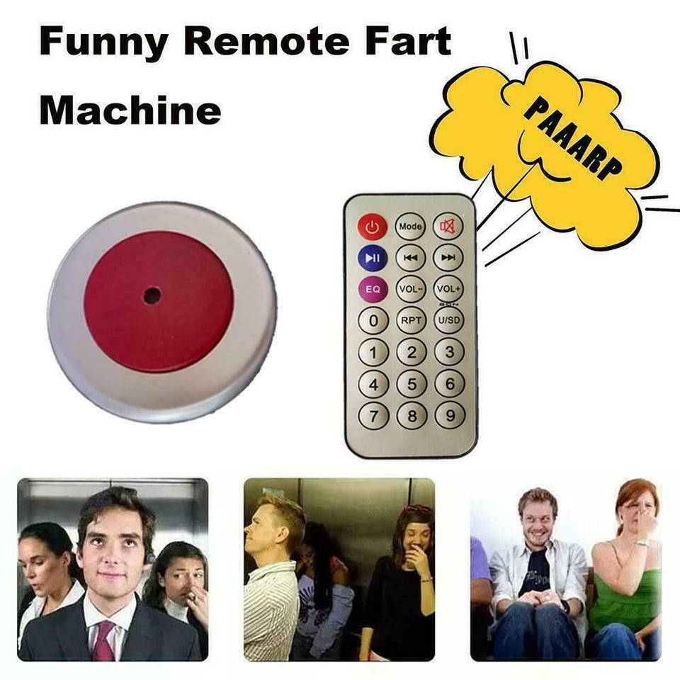 2021 NEW Funny Prank Remote Control Fart Machine Practical Gifts Ezast ...