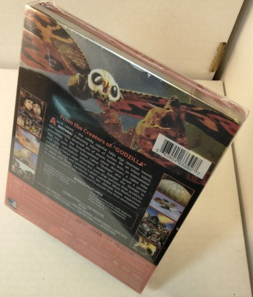 Mothra (Blu-ray, 1961, Steelbook Edition) NEW (Sealed) Box Shipping w ...