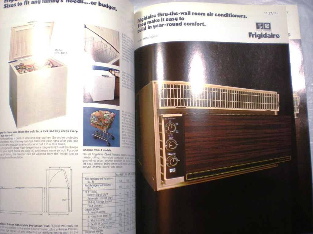 Vtg FRIGIDAIRE GM Appliances Catalog RETRO Kitchen Ranges Oven ...