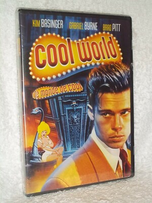 Cool World (DVD, 1992) Gabriel Byrne Kim Basinger Brad Pitt Ralph ...