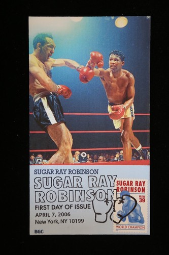 US COVER SUGAR RAY ROBINSON BOXING WORLD CHAMPION FDC ALL OVER BGC | eBay
