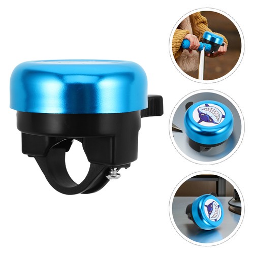 10PCS Kids Bike Bell Loud: Children Bike Supplies - Shark Pattern ...