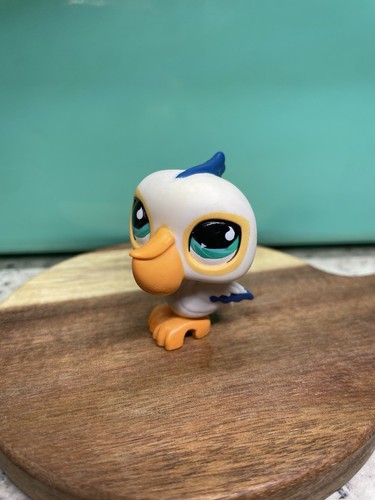 Littlest Pet Shop LPS Pelican #517 Teardrop Eyes Bird Hasbro | eBay