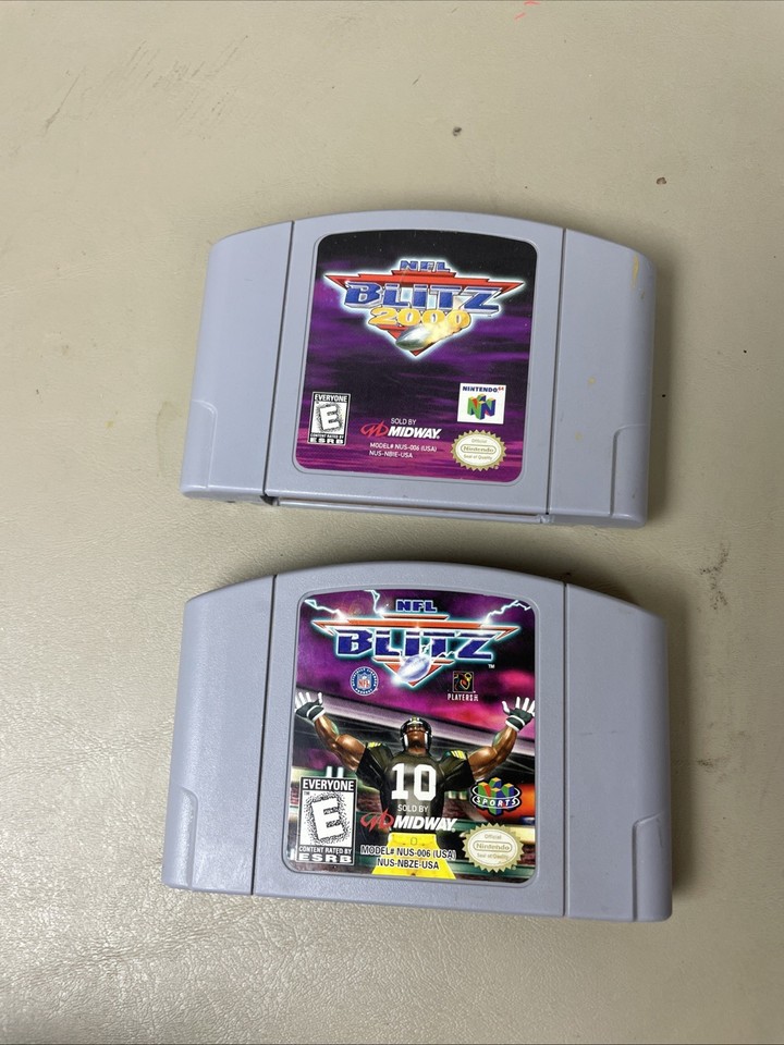 NFL Blitz NFL Blitz 2000 Lot Nintendo 64 N64 Authentic 🔥🔥🔥 31719198429 ...