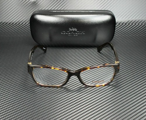 COACH HC6078 5120 Dark Tortoise Rectangle Women's 52 mm Eyeglasses | eBay