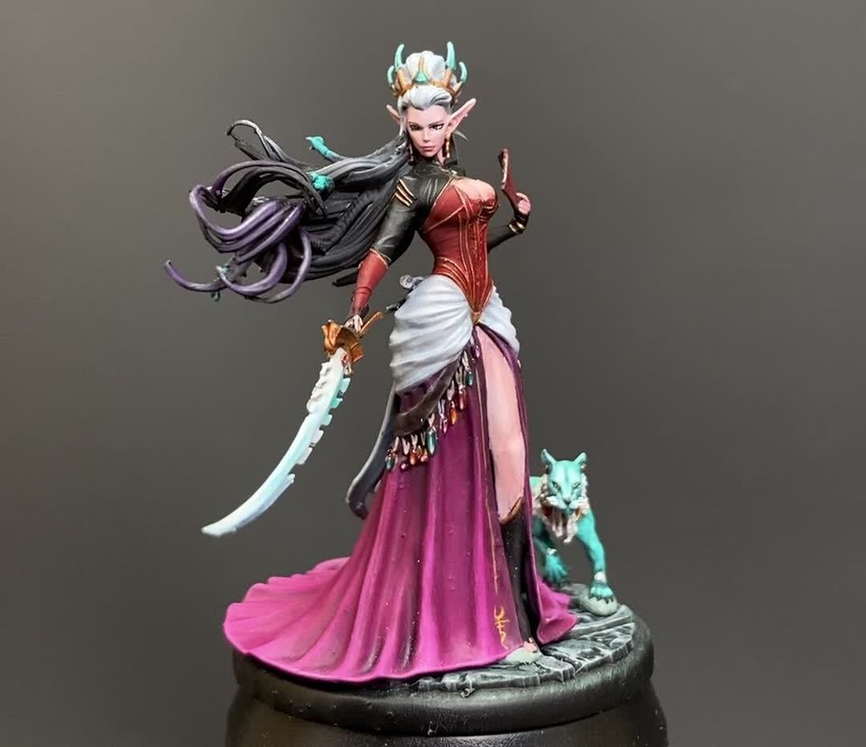 Warhammer 40K Yvraine 7cm Resin Xenos Armies Craftworlos Presale ...