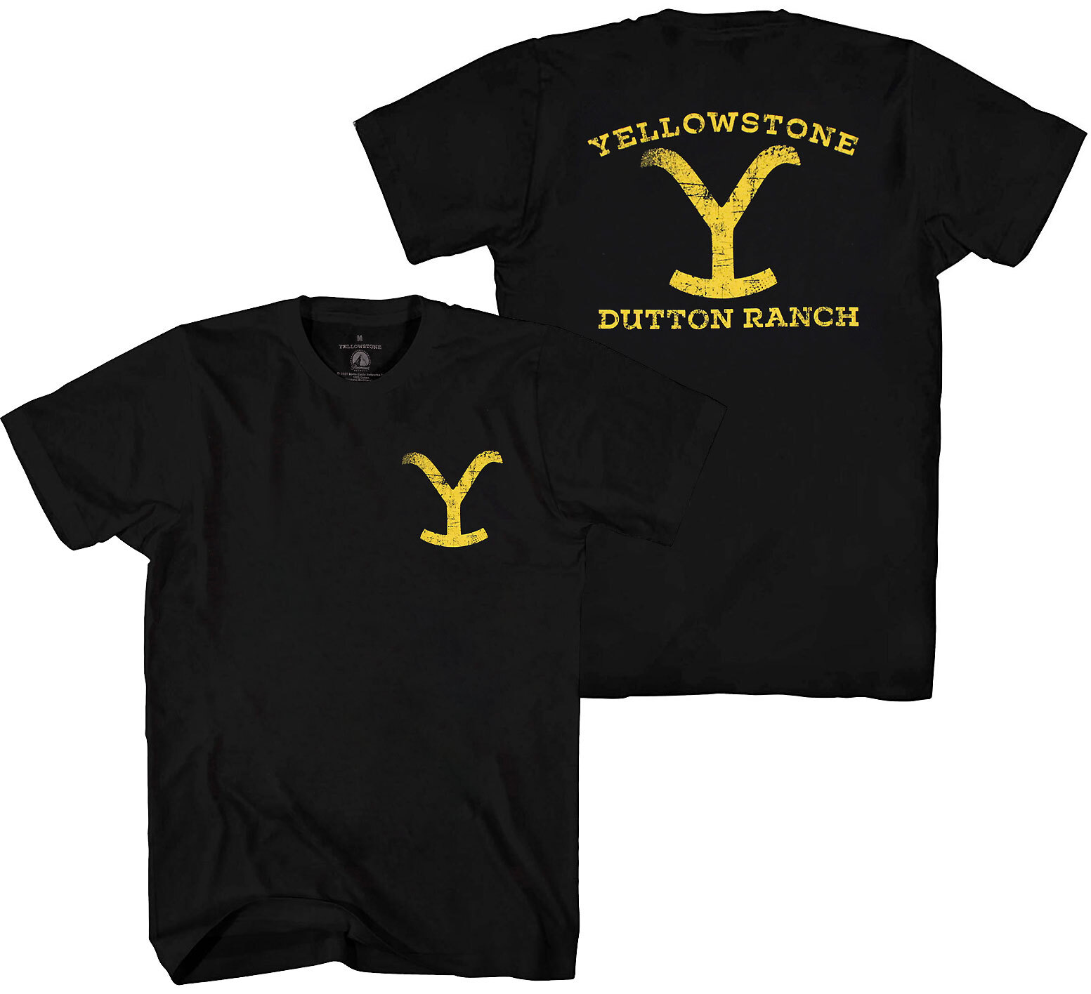 Yellowstone Dutton Ranch Logo T Shirt สถานีตำรวจภูธรตากใบ