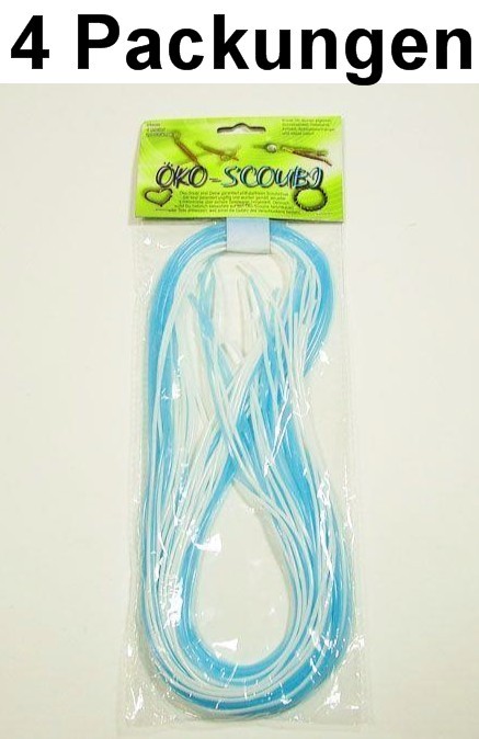 4Pack Ecologico Scoubidou Elastici Scoubi Modellismo Folia Scubidou ...