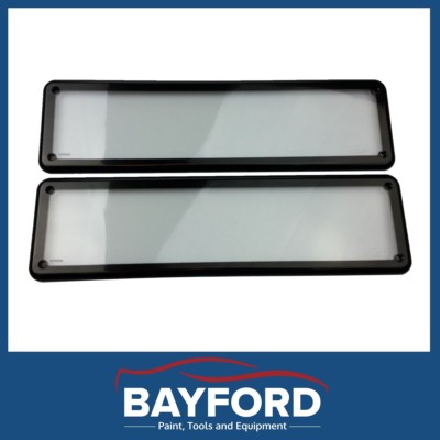 LICENCE REGO PLATE COVER SURROUNDS WATERFROOF SLIMLINE SIZE VIC & OTHER ...