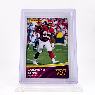Jonathan Allen - 2022 Panini Sticker & Card Collection - Washington ...