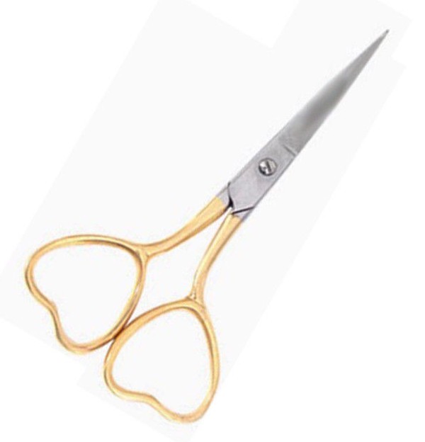 Multi Purpose Fancy Scissors 3" 3.5" 4" - Gold Plated - Fancy Sewing ...
