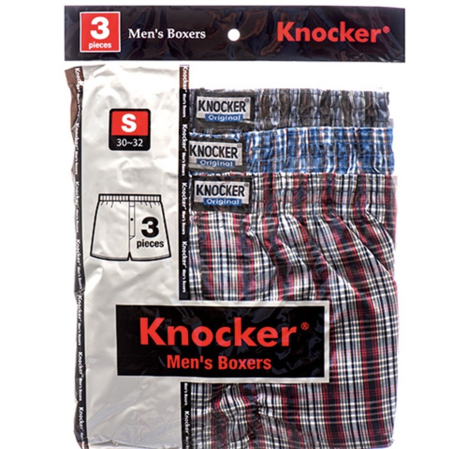 MEN KNOCKER BOXER TRUNK 3 6 12 PACK LOT PLAID SHORTS CHECKERED ...