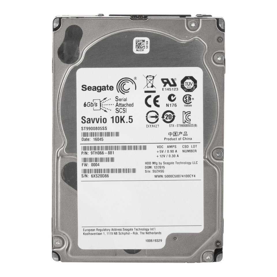 Disco Rigido Seagate Savvio 10K.5 ST9900805SS 900GB 10K 64MB SAS-2 2.5 ...